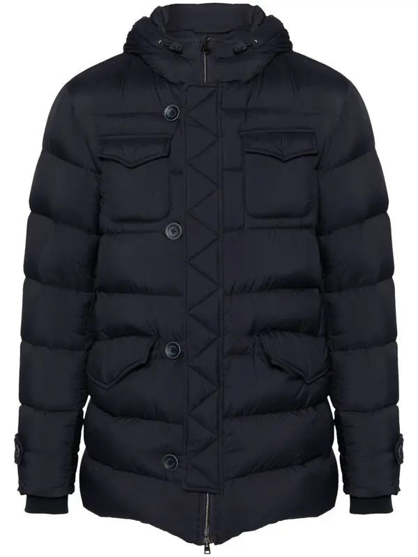 Herno L'eskimo Nylon Down Jacket - Blue