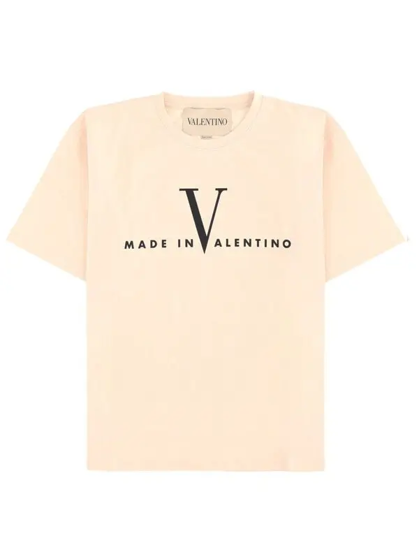 Valentino Garavani Made In -print T-shirt - White