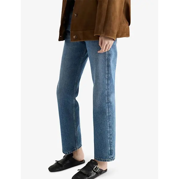 Prada Low-rise Straight-leg Denim Jeans