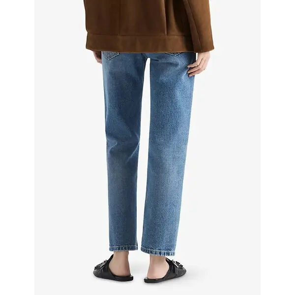 Prada Low-rise Straight-leg Denim Jeans