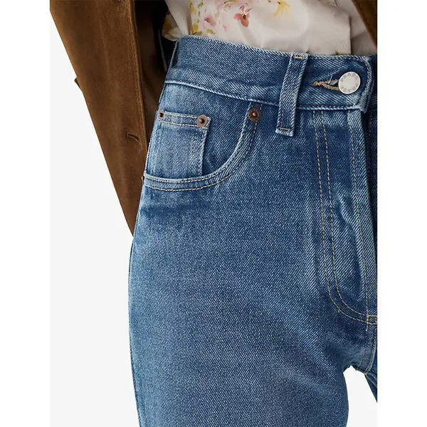 Prada Low-rise Straight-leg Denim Jeans