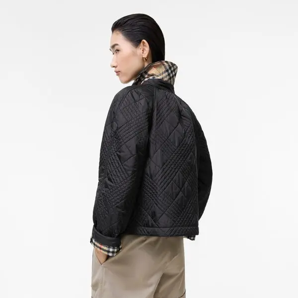 Burberry Quilted Nylon Tiffield Jacket - Black
