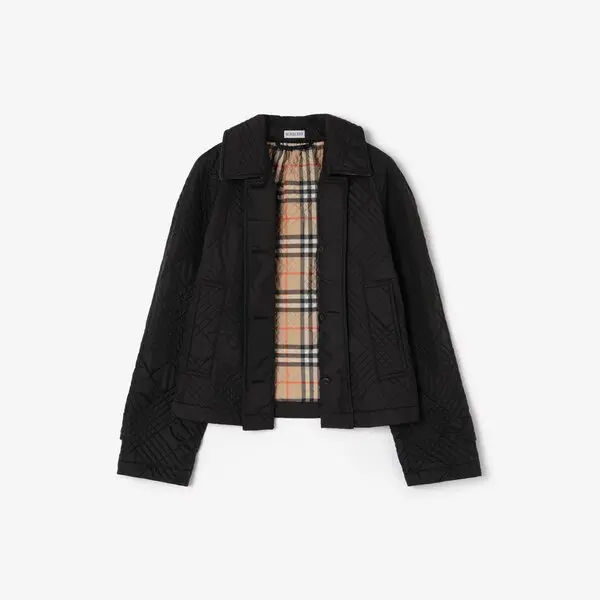 Burberry Quilted Nylon Tiffield Jacket - Black