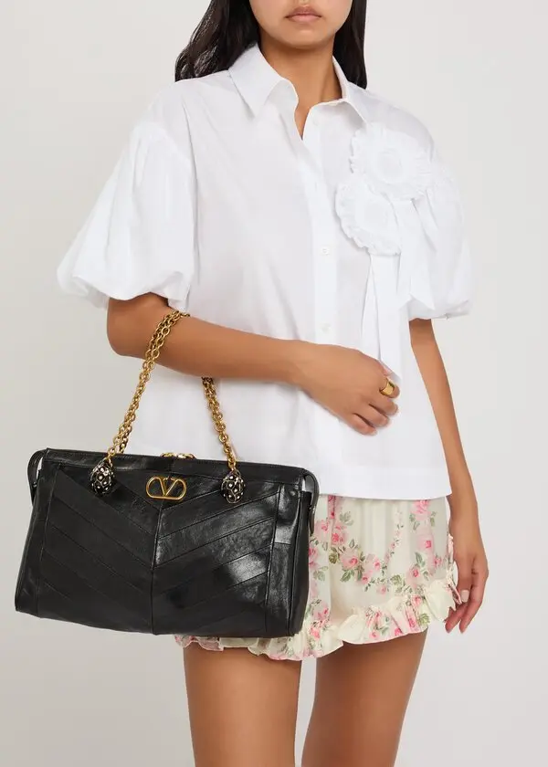 Valentino Garavani Medium Panthea Shoulder Bag