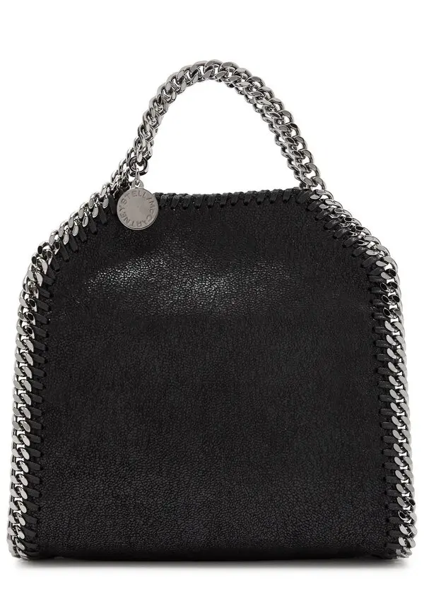 Stella McCartney Falabella Tiny Faux Suede Tote - Black