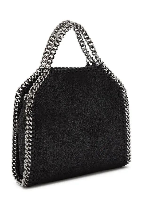 Stella McCartney Falabella Tiny Faux Suede Tote - Black