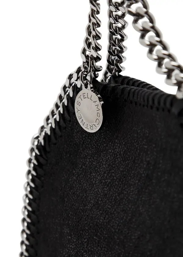 Stella McCartney Falabella Tiny Faux Suede Tote - Black