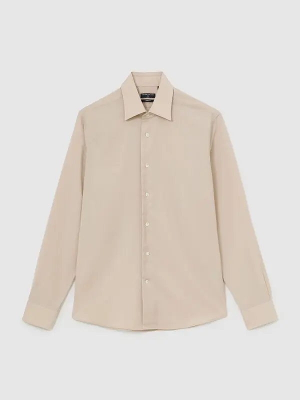 ATELIER Wool Long-sleeve Slim-fit Shirt