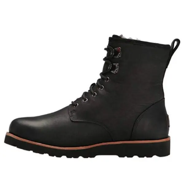 UGG Hannen Lace-up Boots - Black