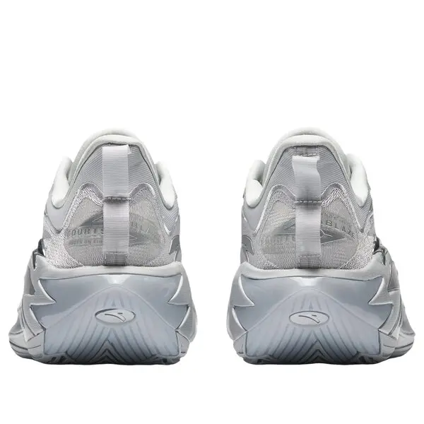 ANTA Shock Wave "silver Wing" Sneakers - Grey/silver