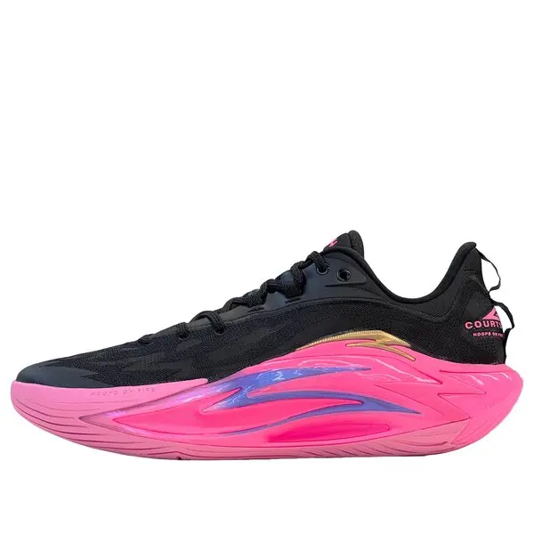 ANTA Shock Wave Pro Sneakers - Black/pink