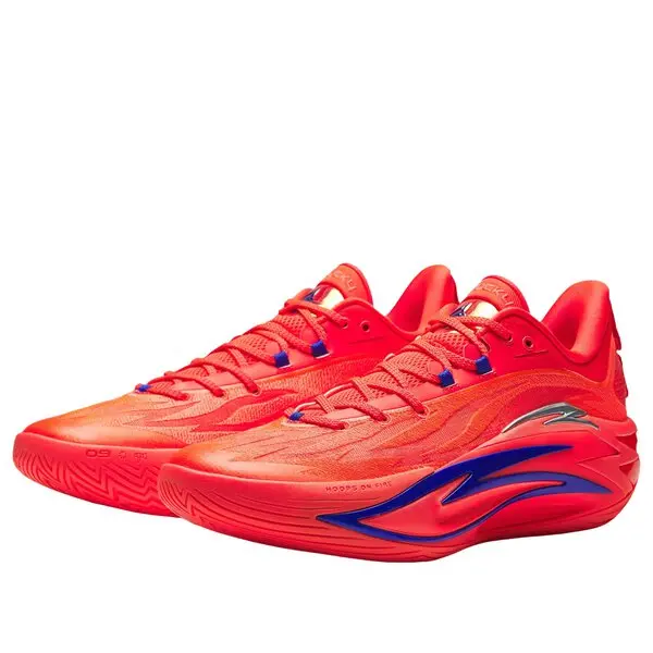 ANTA Shock Wave "lava" Athletic Sneakers