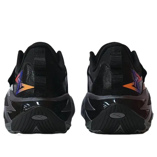 ANTA Shock Wave Pro A-shock X "dark Matter" Sneakers - Black/blue/orange