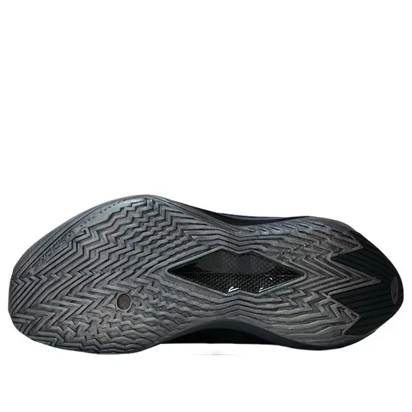 ANTA Shock Wave Pro A-shock X "dark Matter" Sneakers - Black/blue/orange