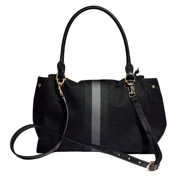 Gucci Paparazzo Medium Top Handle Bag - Grey/black