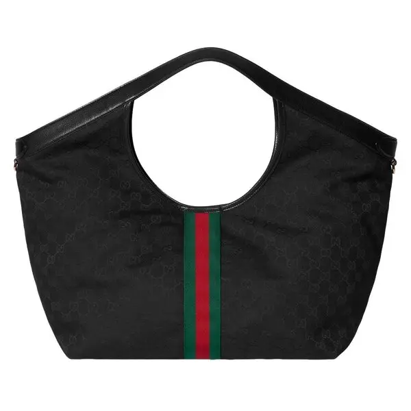 Gucci Giglio Large Tote Bag - Black