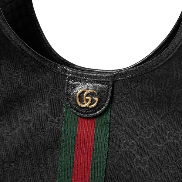 Gucci Giglio Large Tote Bag - Black