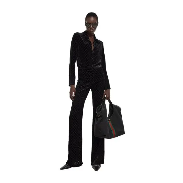 Gucci Giglio Large Tote Bag - Black