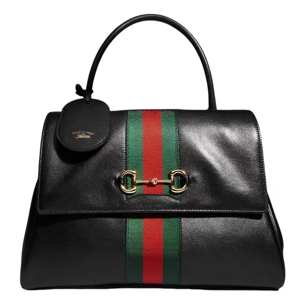 Gucci Paparazzo Medium Top Handle Bag - Black
