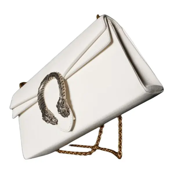 Gucci Dionysus Medium Shoulder Bag - White