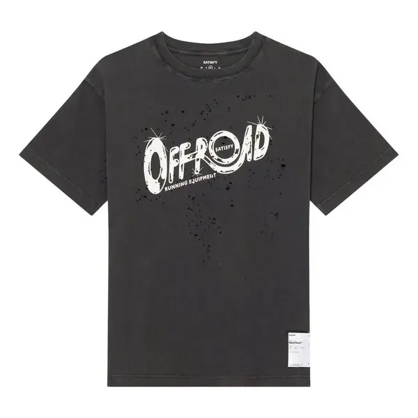 Satisfy Mothtech Offroad T-shirts - Aged Black