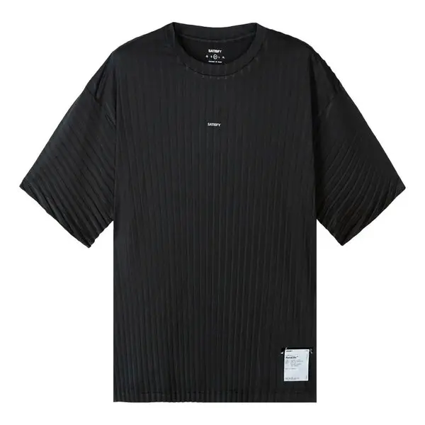 Satisfy Auralite Pleated T-shirt - Black