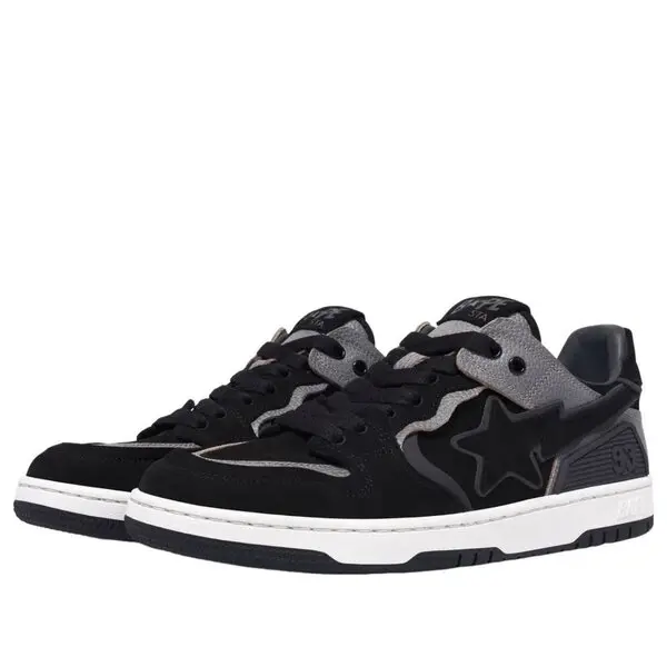 A BATHING APE Sk8 Sta #6 Sneakers - Black