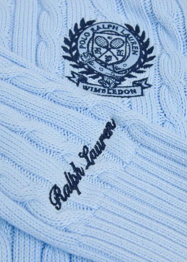 Polo Ralph Lauren Cable-knit Cotton Polo Jumper