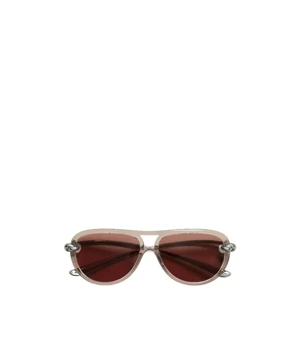 Bottega Veneta Knot Aviator Sunglasses