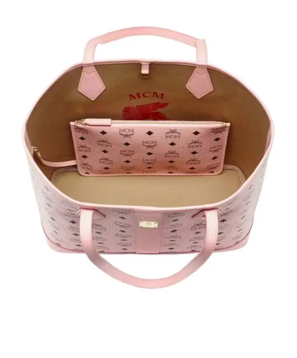 Mcm Medium Monogram-print Tote Bag