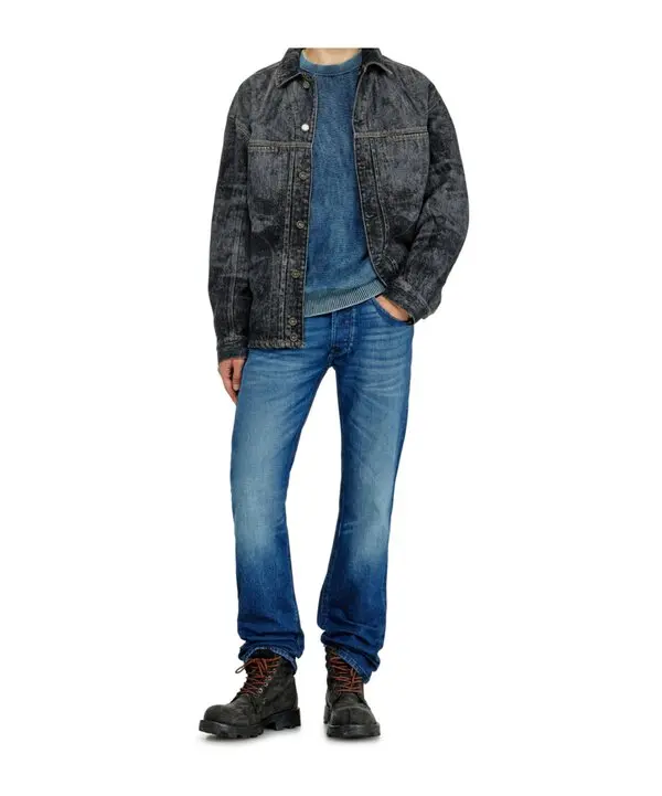 DIESEL® K-perne Faded-wash Cotton Sweatshirt
