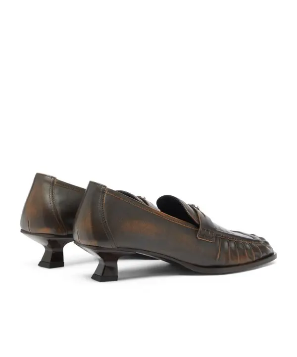 DIESEL® Oval D Square-toe Loafers