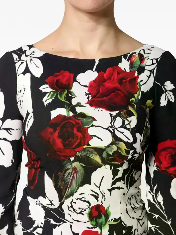 Dolce & Gabbana Floral-print Gown