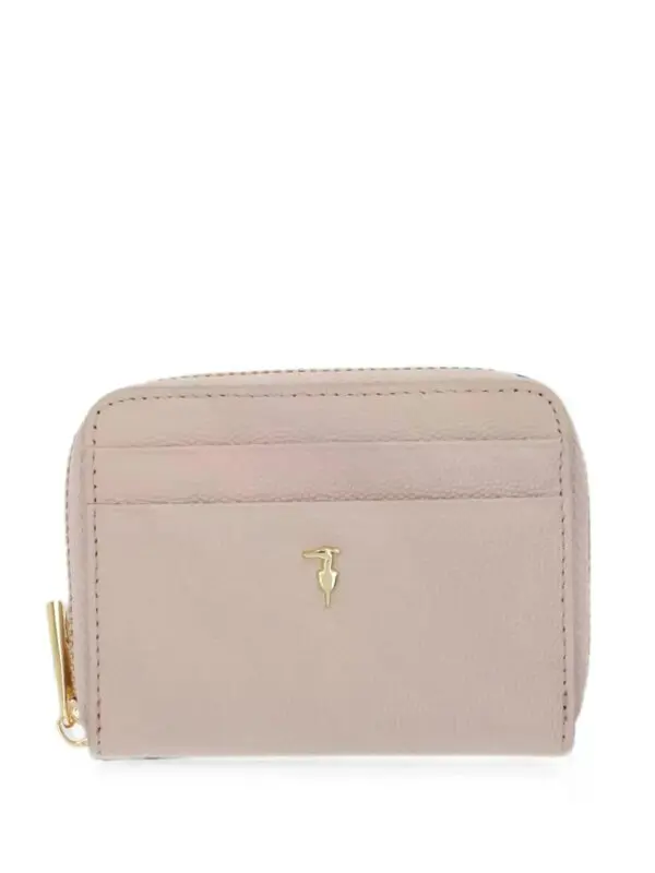 TRUSSARDI Zip-fastening Card Wallet - Neutrals