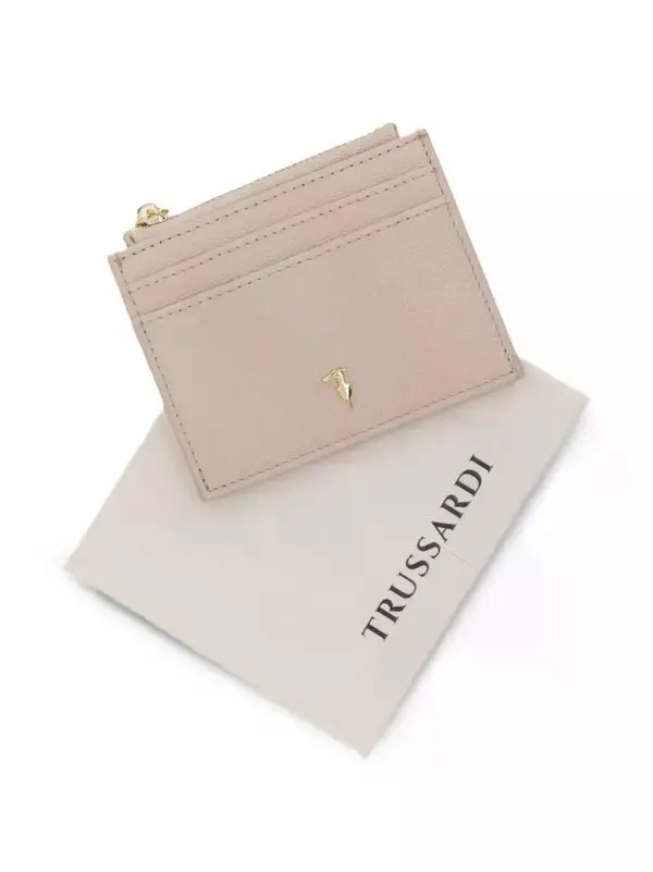 TRUSSARDI Cameo Zip Card Holder