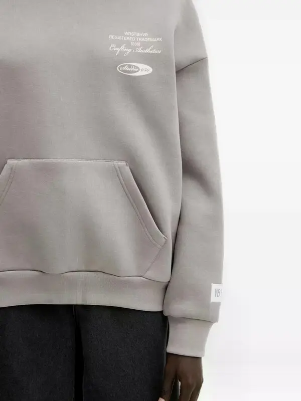 WRSTBHVR Studio V13 Logo-print Hoodie