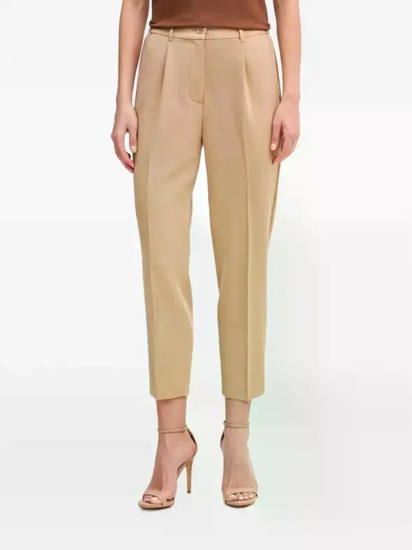 Sisley Pleated Belt-loop Trousers