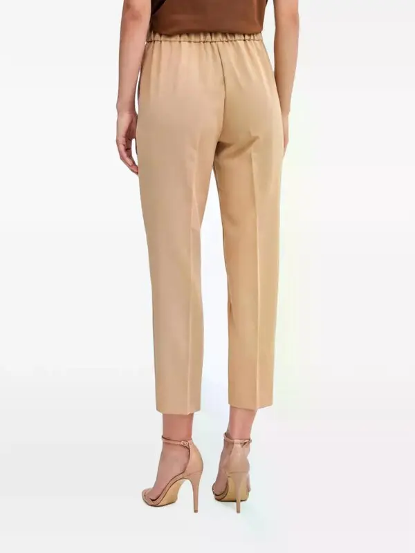 Sisley Pleated Belt-loop Trousers