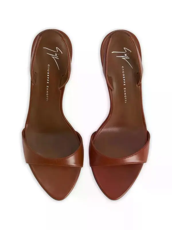 GIUSEPPE ZANOTTI Lilibeth Laminated Leather Sandals