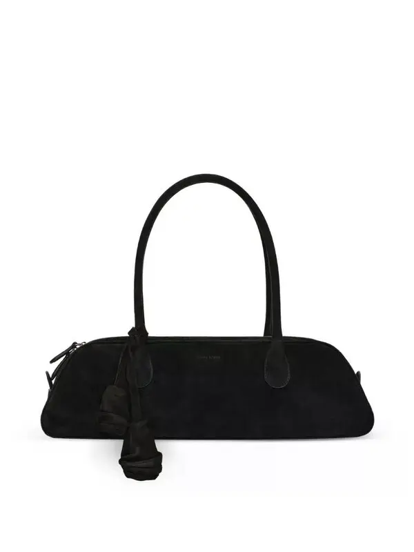 Magda Butrym Brigitte Trapeze Floral-detail Tote Bag - Black