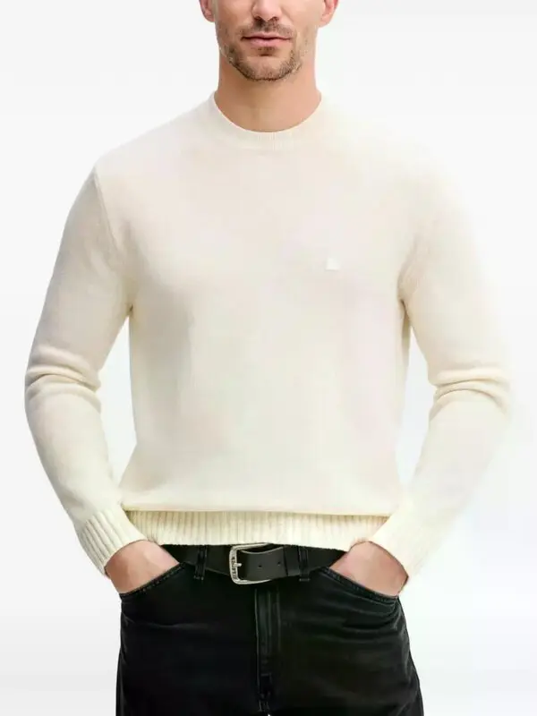 BENETTON Logo Crew-neck Sweater