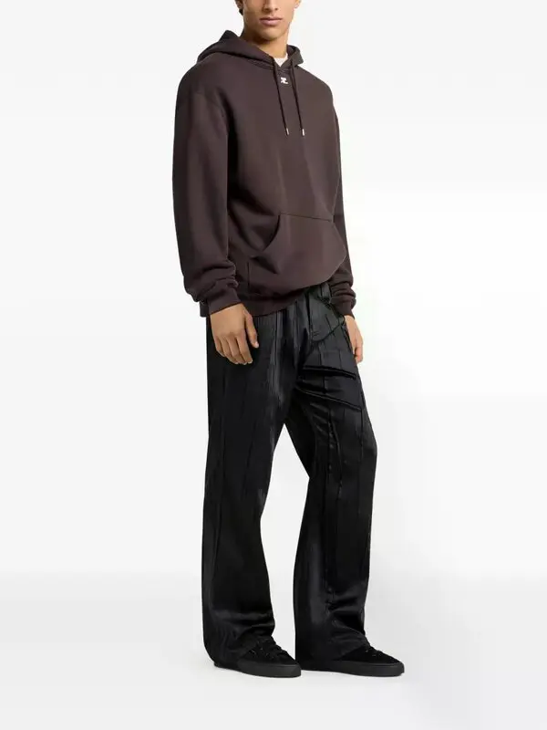 COURREGES Ac Logo-patch Drawstring Hoodie
