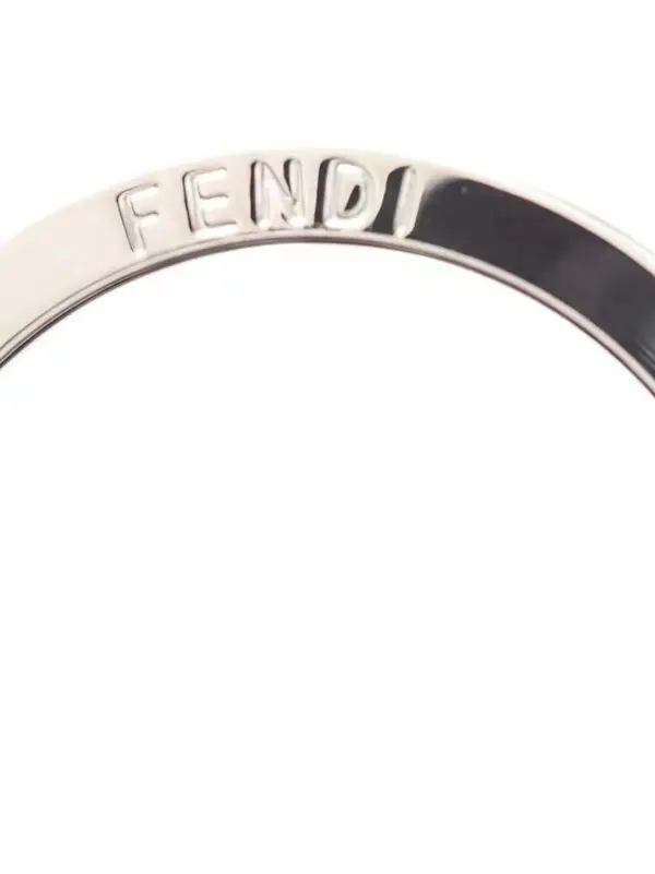 Fendi Zucca Ff Keychain