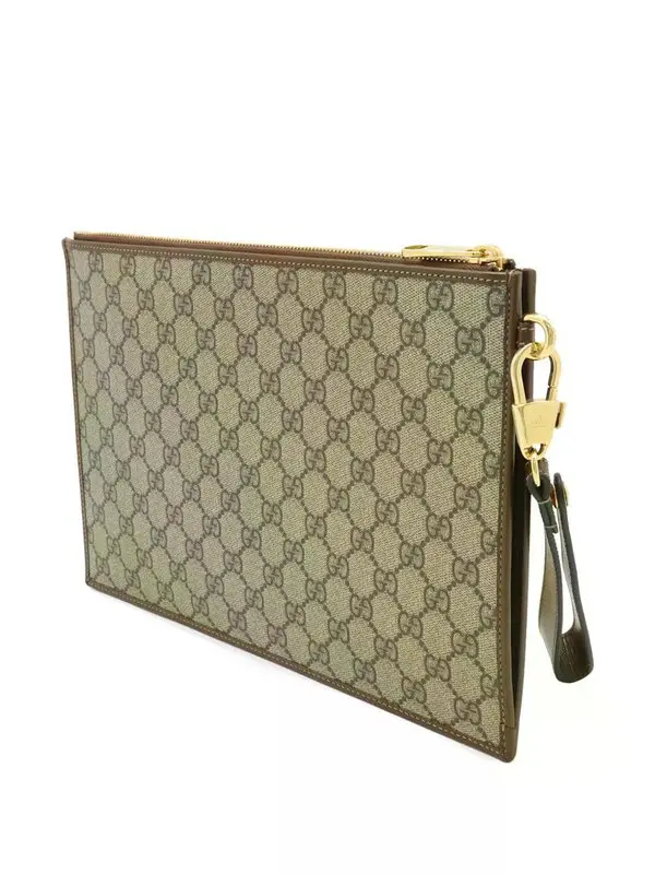 Gucci 2016-2026 Gg Supreme Interlocking G Clutch Bag