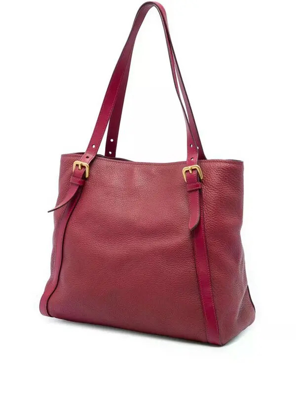 Prada 2000-2026 Vitello Daino Shopping Tote Bag
