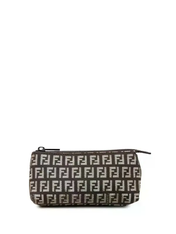 Fendi 2000-2010 Zucchino Canvas Coin Pouch