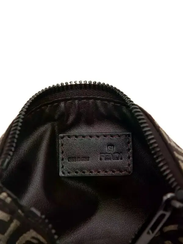 Fendi 2000-2010 Zucchino Canvas Coin Pouch