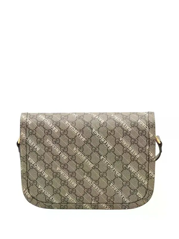 Gucci 1955 Horsebit Gg Supreme Shoulder Bag - Neutrals