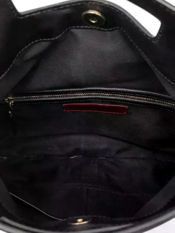 Valentino Garavani 2000-2017 Smooth Calfskin Rockstud Cut Out Handle Satchel