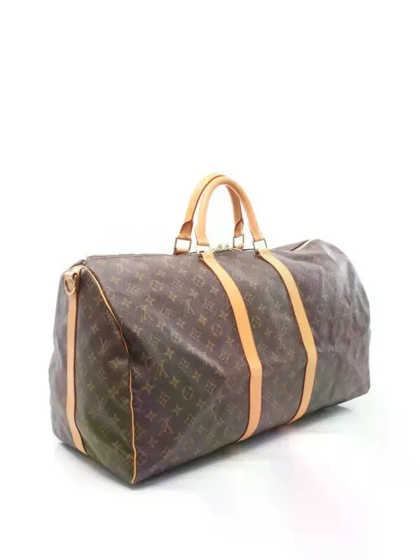 LOUIS VUITTON 2009 Monogram Keepall 55 Travel Bag